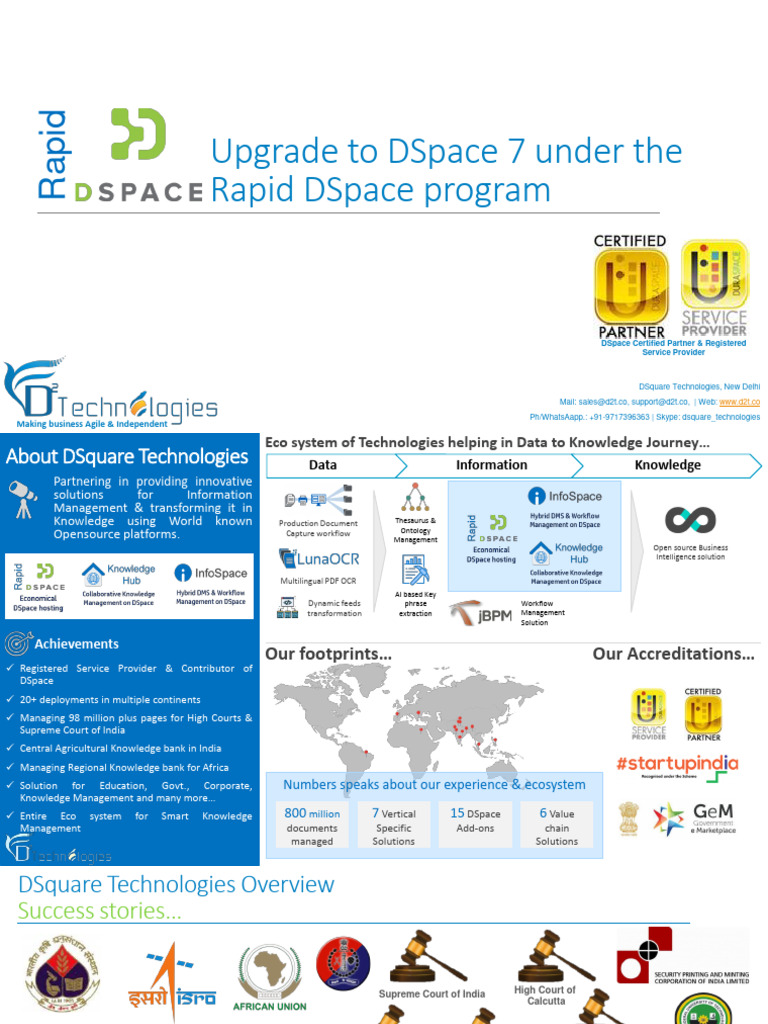 DSpace 7 Upgrade - 2022 | PDF | Metadata | World Wide Web