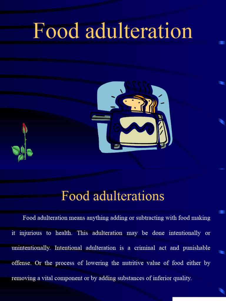 Understanding Food Adulteration Risks | PDF | Foods
