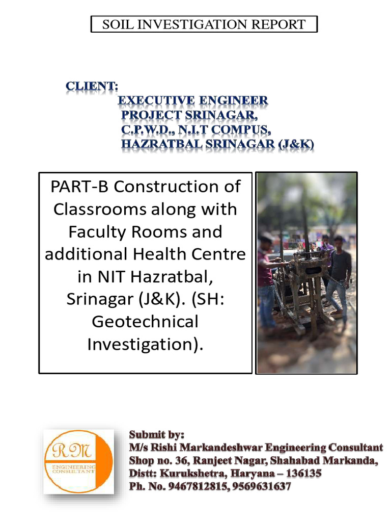 Soil Investigation Report-B | Download Free PDF | Deep Foundation ...