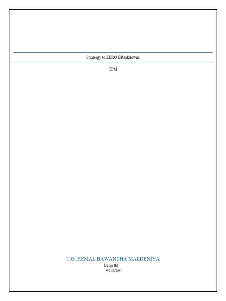 Hemal Bawantha (63rd Batch) | PDF | Reliability Engineering | Supply Chain