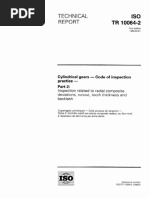 Iso 1328-1 - Cylindrical - Gears | PDF | Engineering Tolerance | Distance