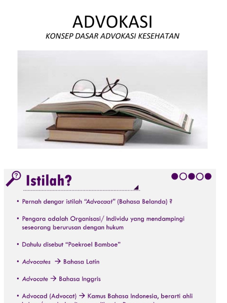 Advokasi Kesehatan Dan Perkembangannya | PDF