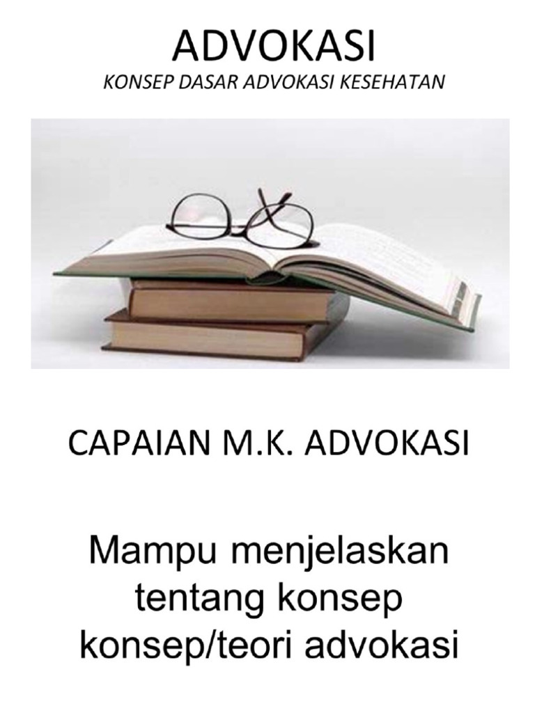 Konsep Dan Teori Advokasi | PDF