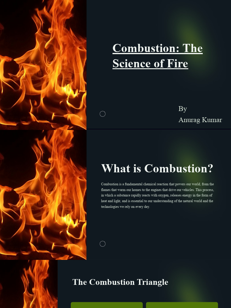 Combustion: The Science of Fire: by Anurag Kumar | PDF | Combustion | Fuels