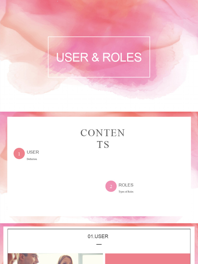 USERs and ROLEs | PDF | Career & Growth | Computers
