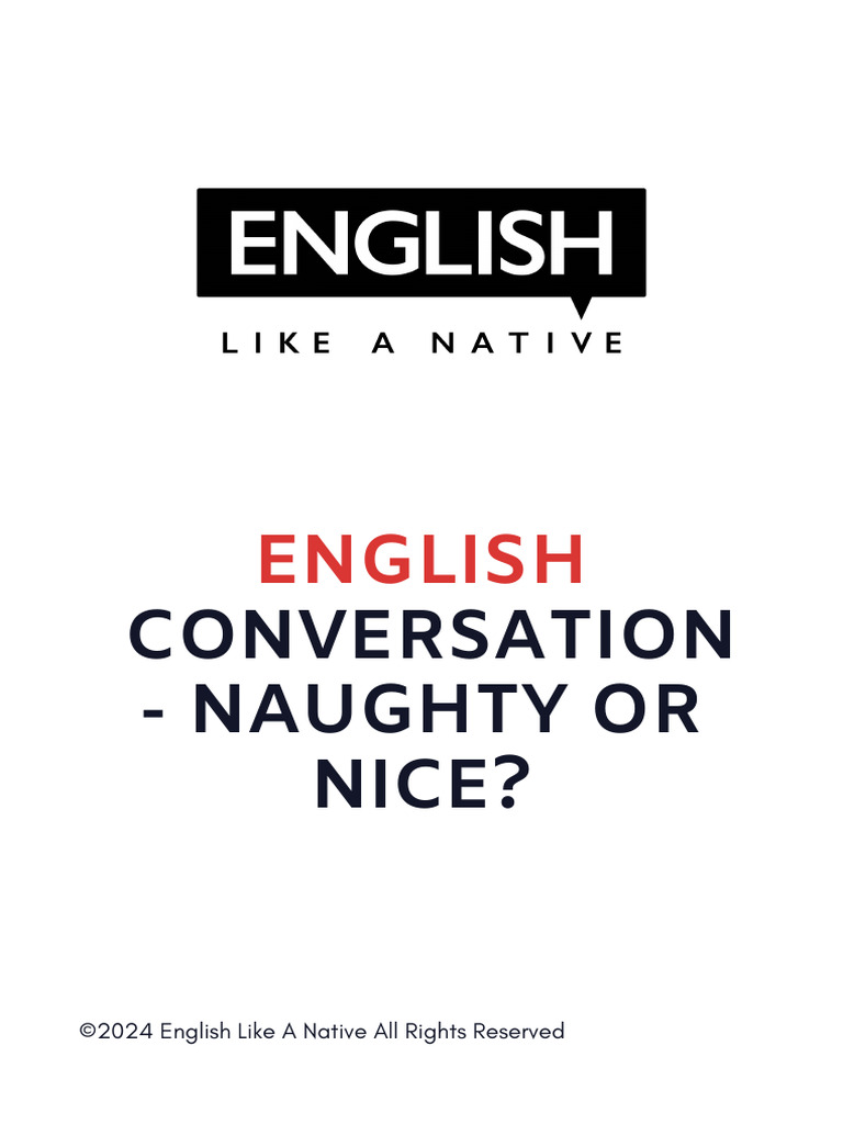 ELAN - Naughty or Nice Conversation Worksheet | PDF