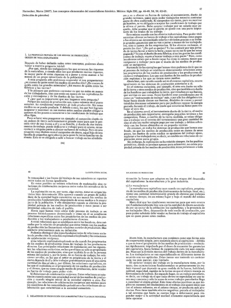 Harnecker Pp. 46-49, 58, 59, 62-65 | PDF Harnecker Pp. 46-49, 58, 59, 62-65 | PDF
