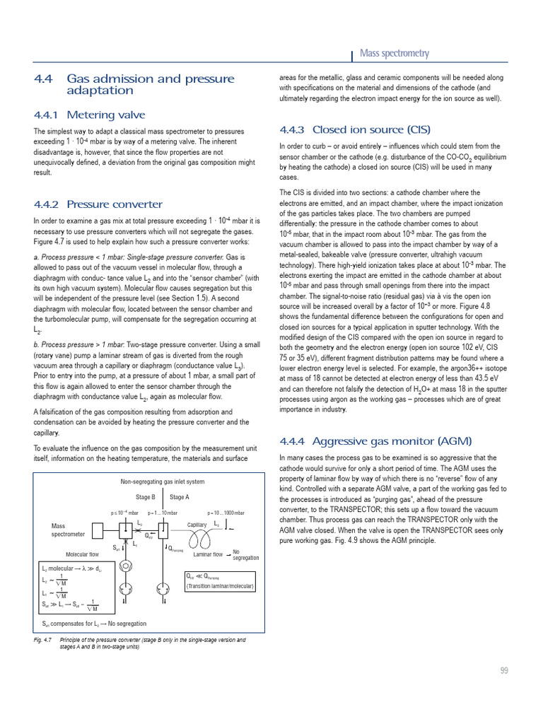 Fundamentals of Vacuum Technologies Part 2 | PDF | Mass Spectrometry ... Fundamentals of Vacuum Technologies Part 2 | PDF | Mass Spectrometry ...