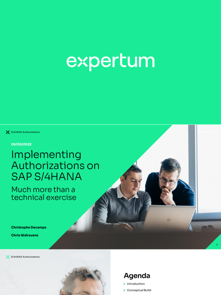 XP Session 2022 S4HANA Authorizations Final | PDF | Cloud Computing | Computing