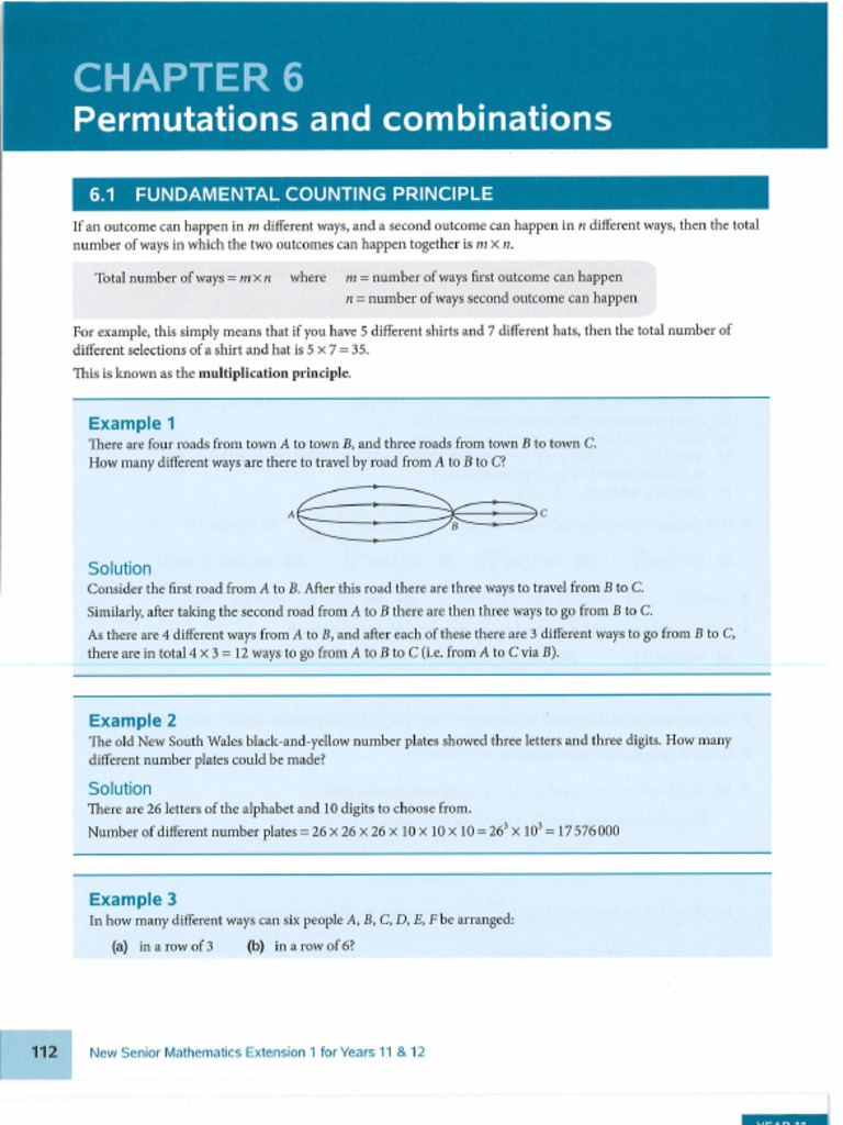 Permutations and Combinations | PDF