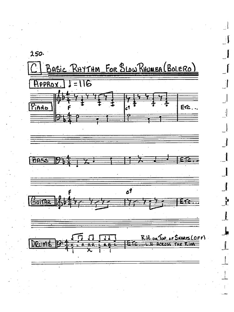 Basic Rhythms Patterns | PDF