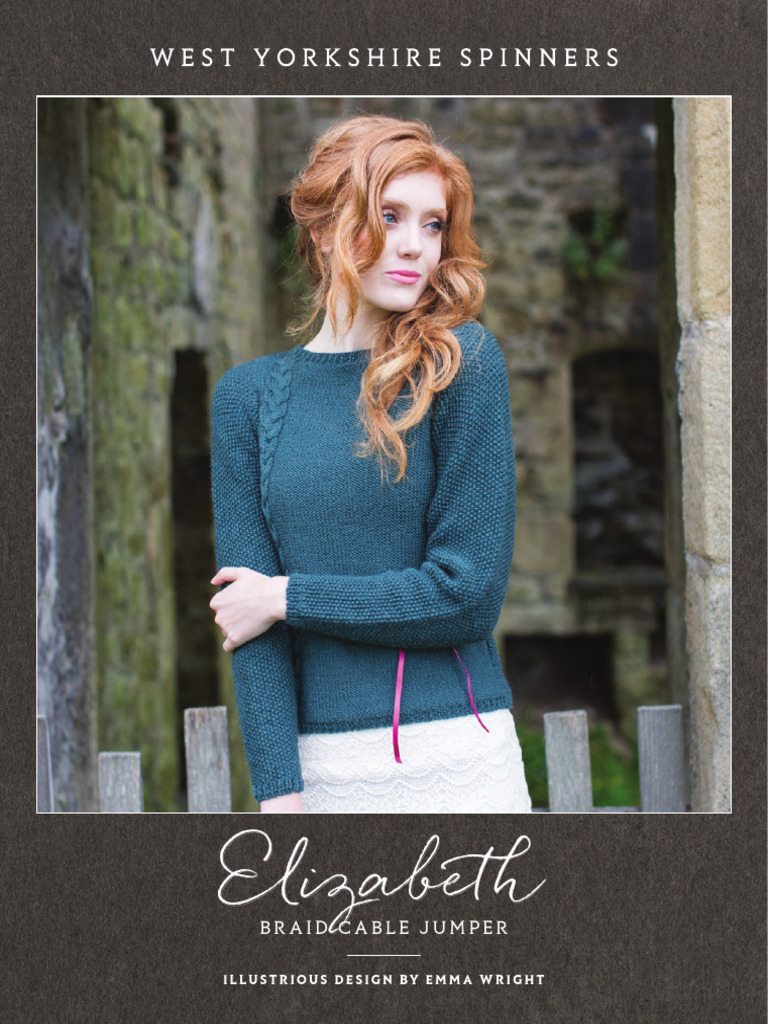 Braid Cable Jumper Knitting Pattern | PDF | Knitting | Basic Knitted ...