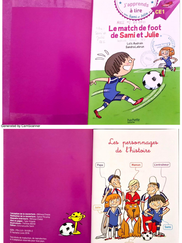 Le Match de Foot de Sami Et Julie@BD FR | PDF
