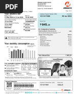 Sample MERALCO Electricity Bill | PDF