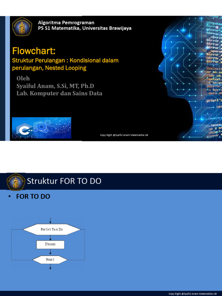 BAB 3b Flowchart - Struktur Perulangan-Perulangan 2 | PDF