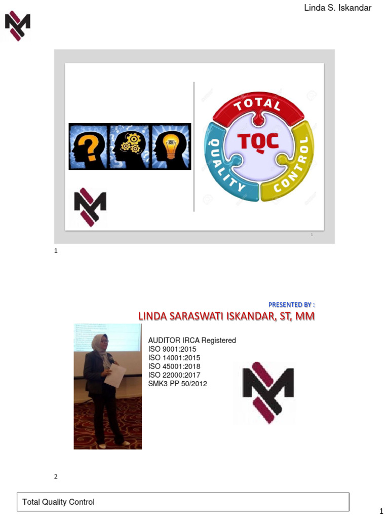 Total Quality Control REV | PDF