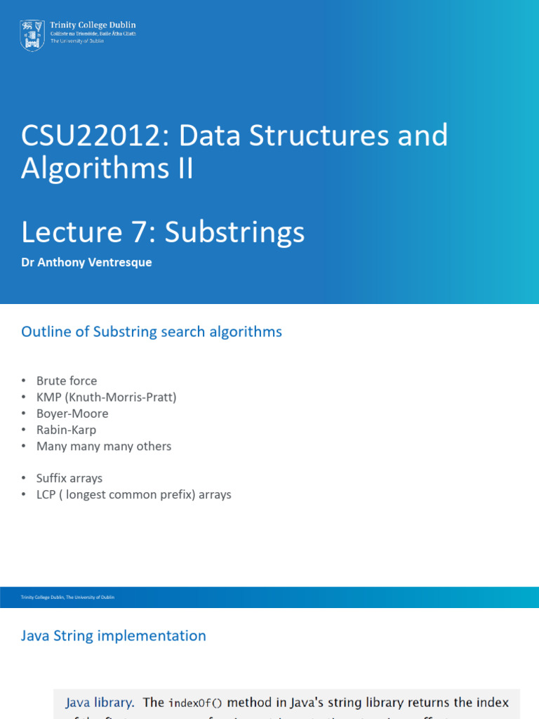 CSU22012 2024 Lecture 7 | PDF | Theoretical Computer Science | Formal ...