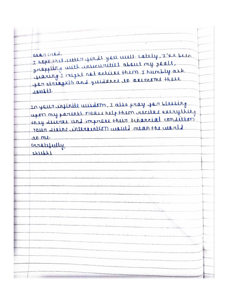 Letter To God | PDF