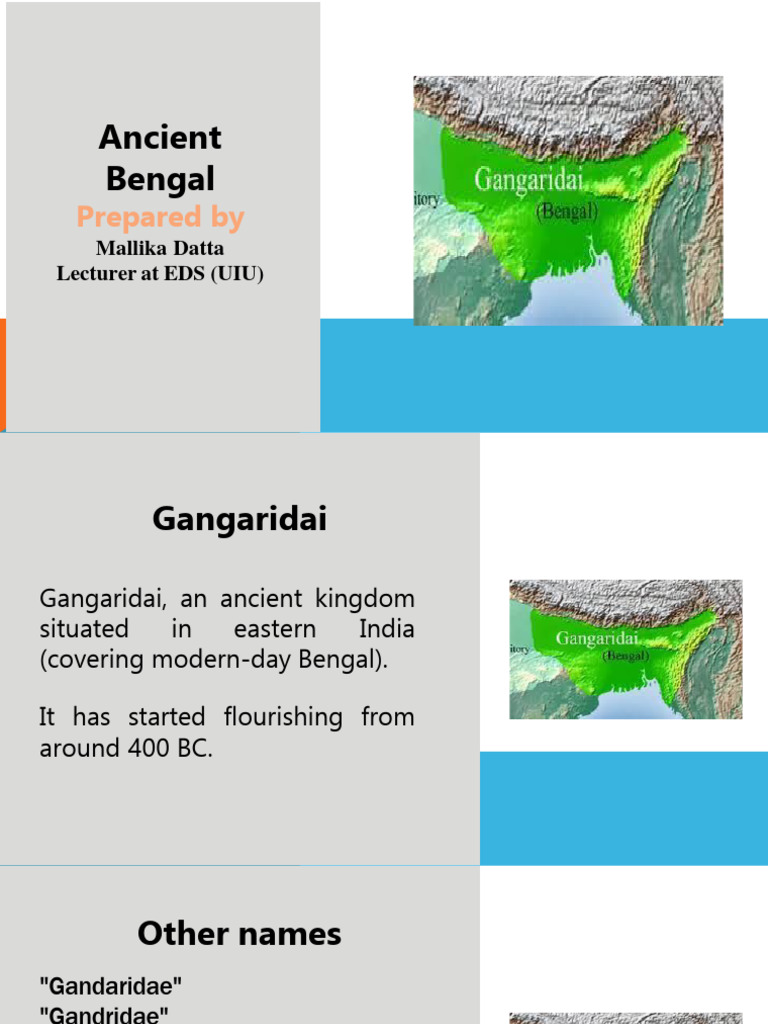 Gangaridai and Janapada | PDF