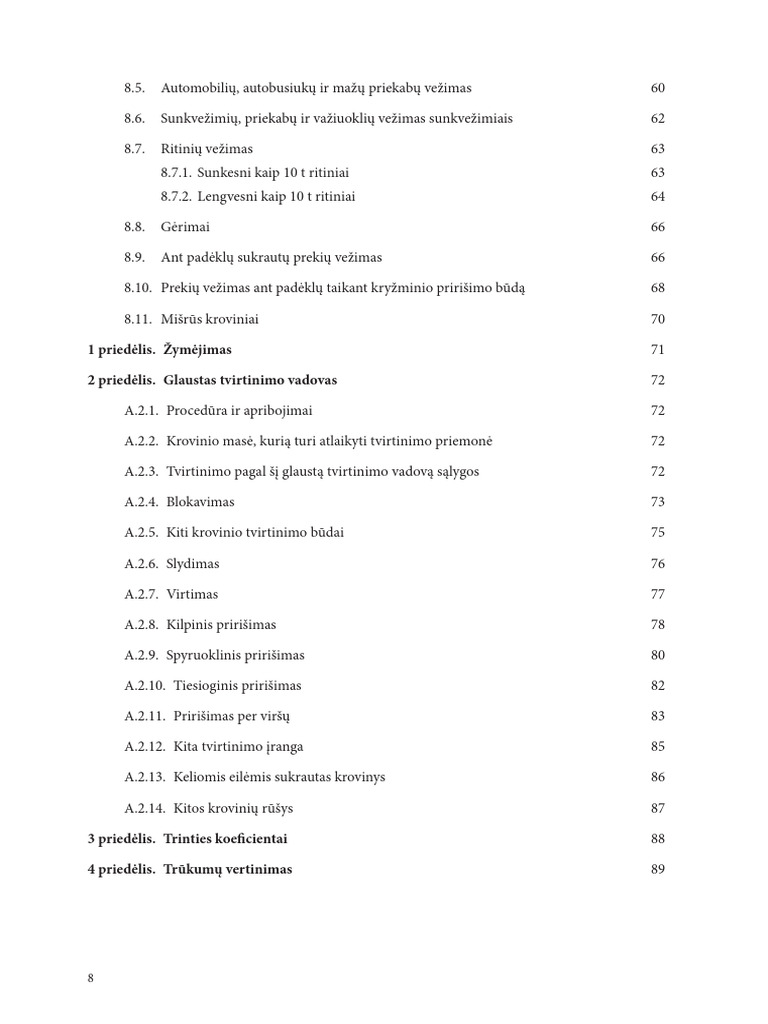 Cargo Securing Guidelines Lithuanian3 | PDF