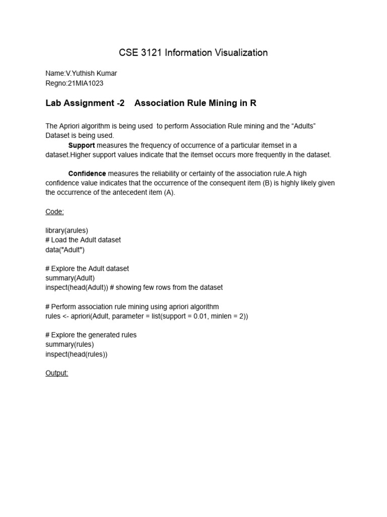 CSE 3121 Information Visualization R Studio All Codes | PDF | Computing ... CSE 3121 Information Visualization R Studio All Codes | PDF | Computing ...