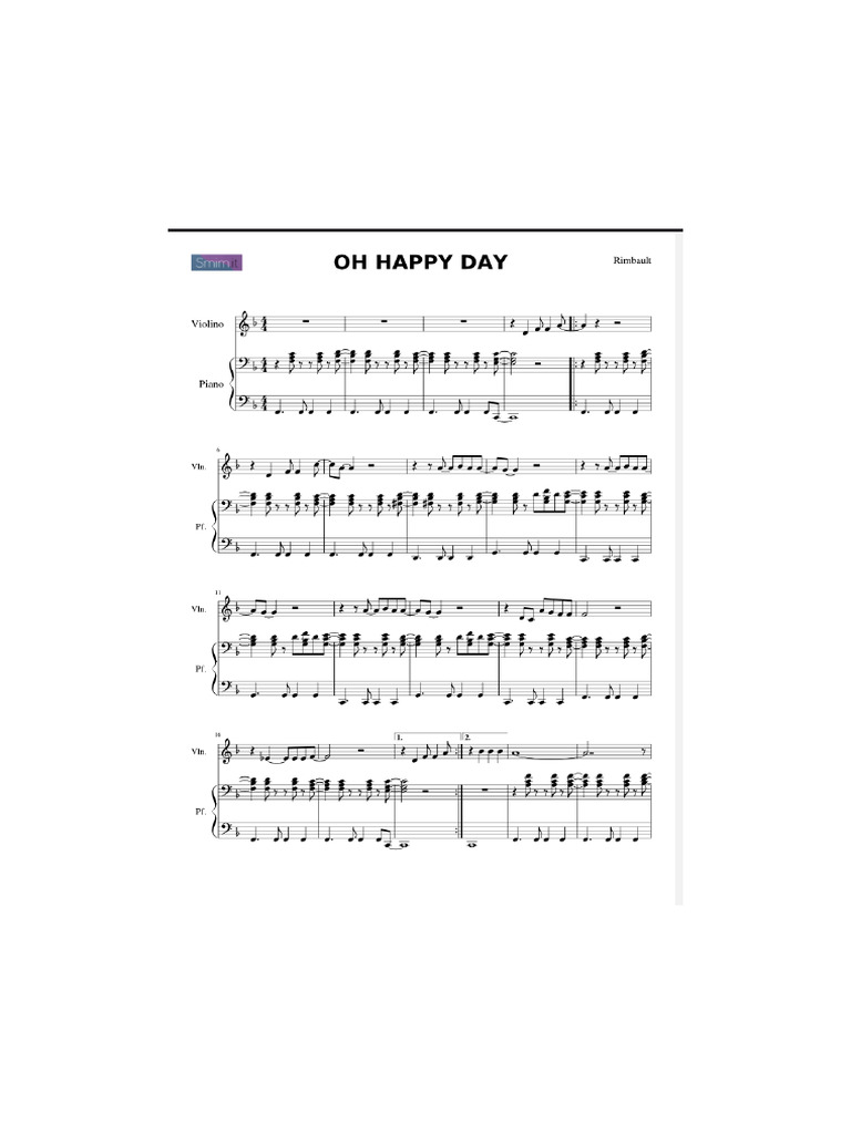 Oh Happy Day 1 | PDF
