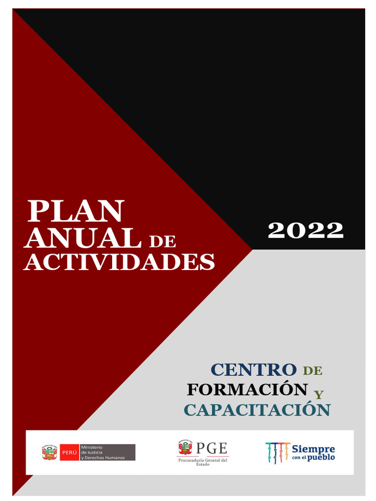 Plan Anual de Actividades CFC | PDF | Modificación de comportamiento ...