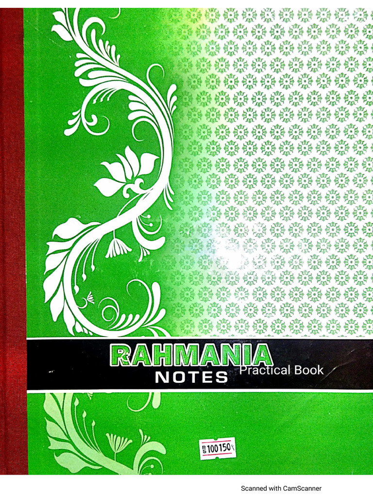 Prictical Note Book | PDF