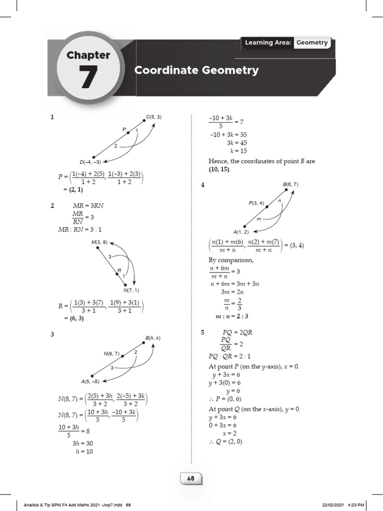 Analysis SPM F4 Add Maths-C7 | PDF | Elementary Mathematics | Analytic ...