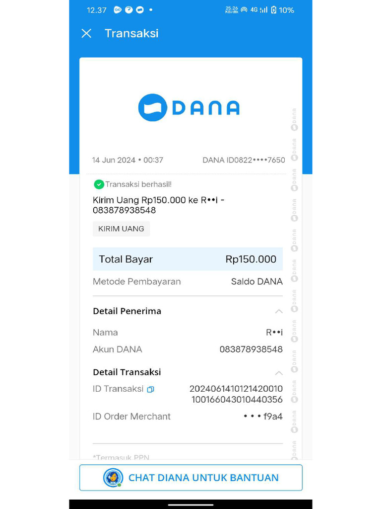 Bukti Transfer Dana 150.000 | PDF