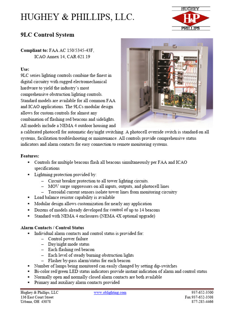 H Hugh Hey & & Phil Llips S, LLC C.: 9 9LC Con Ntrol Syst Tem | PDF ...