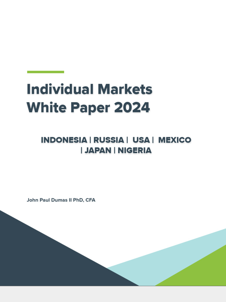 Individual Automotive Markets White Paper 2024 | PDF | Electric Vehicle ...