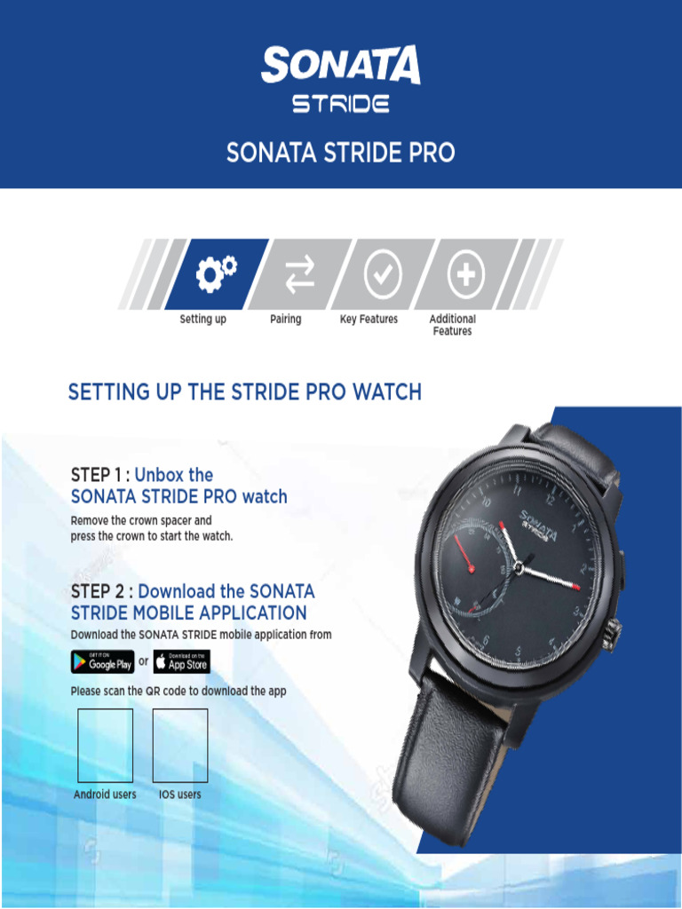 Sonata Stride Pro | PDF | Electromagnetic Interference | Mobile App