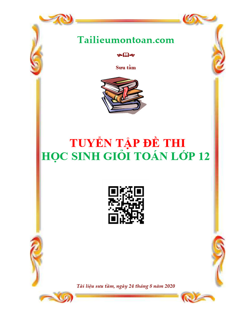 De Hoc Sinh Gioi Lop 12 | PDF