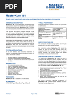 Masterkure 260-V1-Asean-0614 | PDF | Concrete | Building Engineering