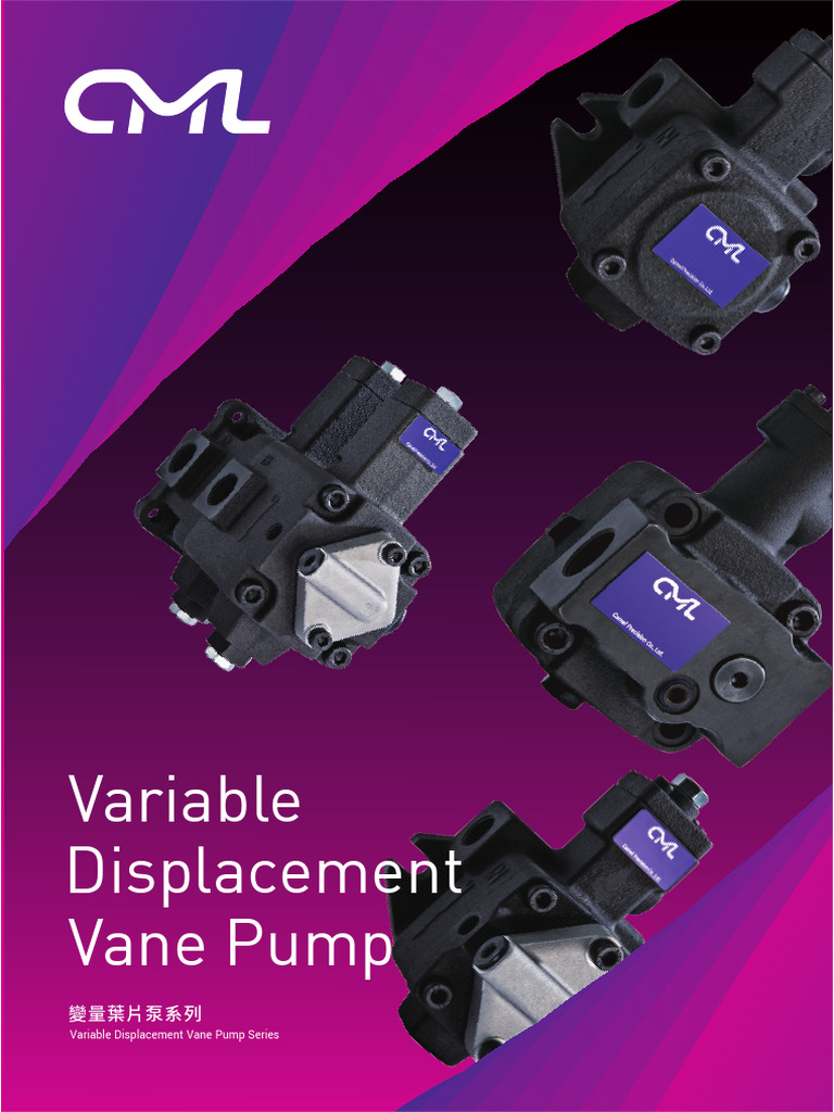 VCM-Variable Displacement Vane Pump-S | PDF | Pump | Mechanical Engineering