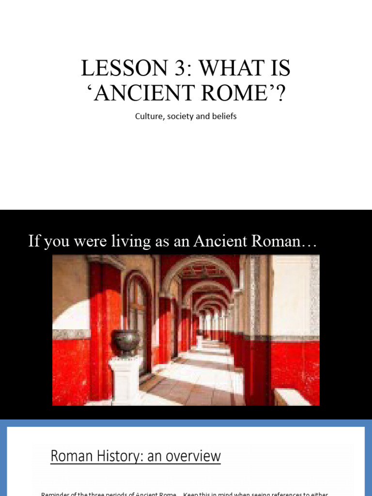 1.3 Ancient Roman Life | PDF | Ancient Rome | Roman Empire