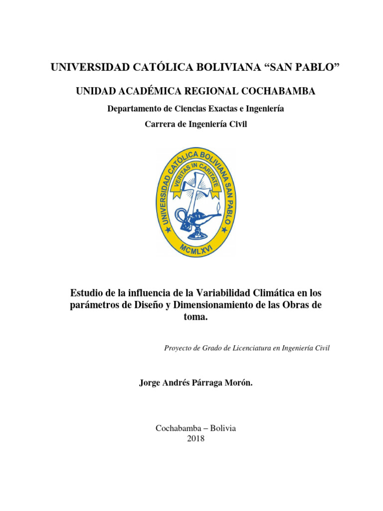 Trabajo Final de Grado - Jorge Andrés Párraga Morón. | PDF | Clima ...