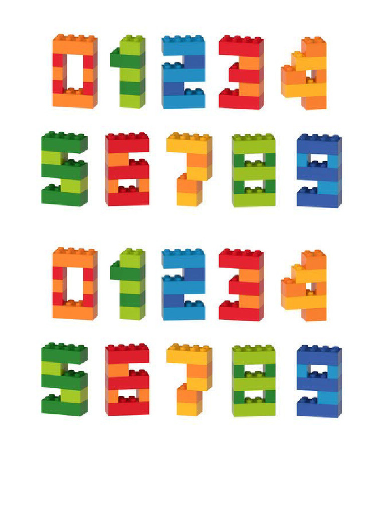 Números Lego | PDF