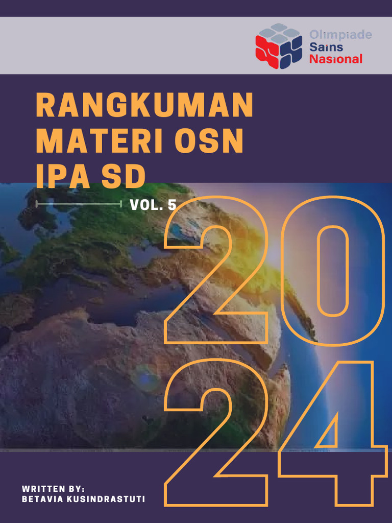RANGKUMAN MATERI OSN IPA SD Vol 5 2024 | PDF