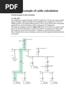 HV Cable Sizing Calculation | PDF | Voltage | Cable