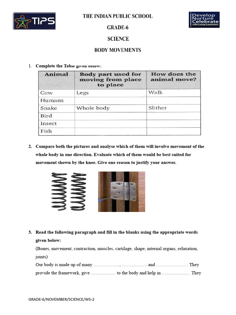 Body Movements 2. | PDF