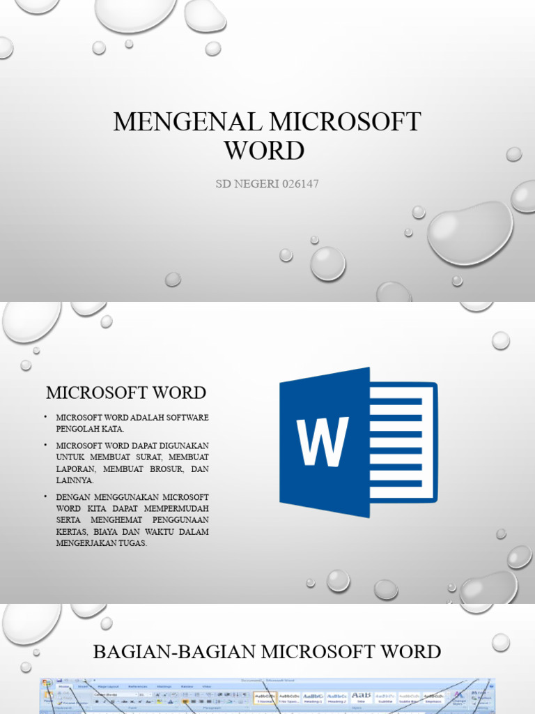 Mengenal Microsoft Word 1 | PDF