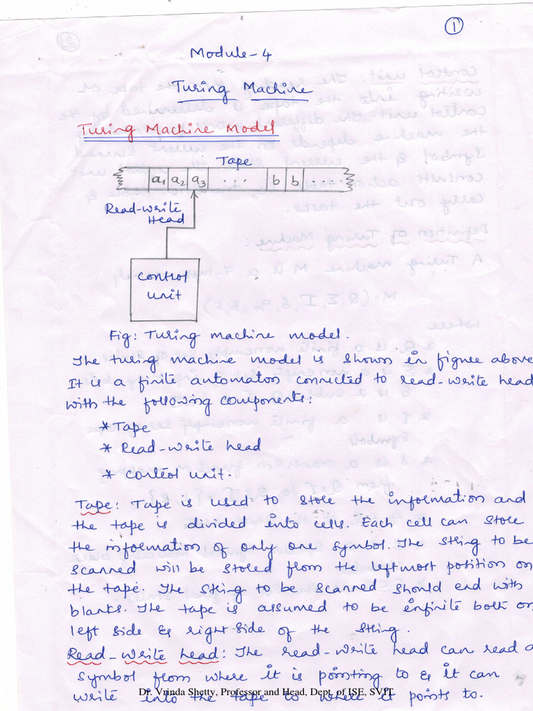 Turing Machine Notes | PDF
