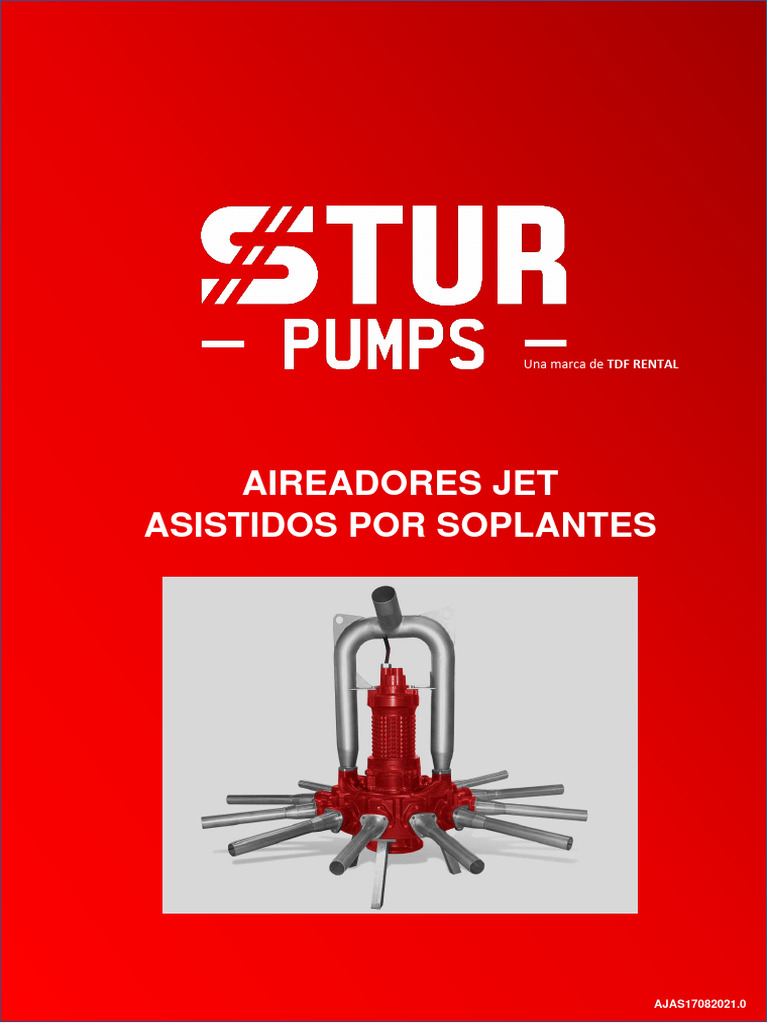 Stur Pumps Aireadores Jet 1 | PDF | Motor a reacción | Ingeniería mecánica