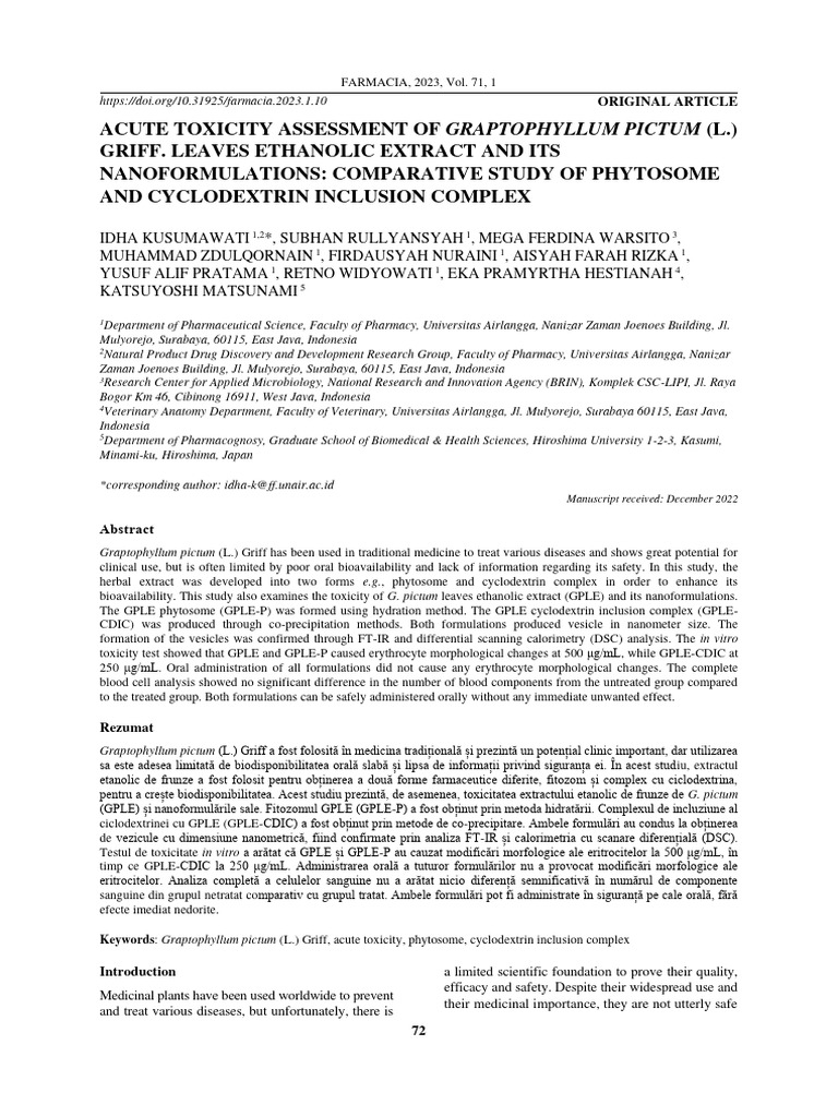 Art 10 Kusumawati - Matsunami - 72 82 | PDF | Infrared Spectroscopy