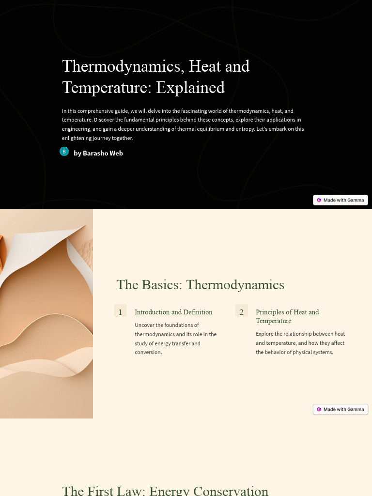 Thermodynamics Heat and Temperature Explained | PDF | Thermodynamics ...