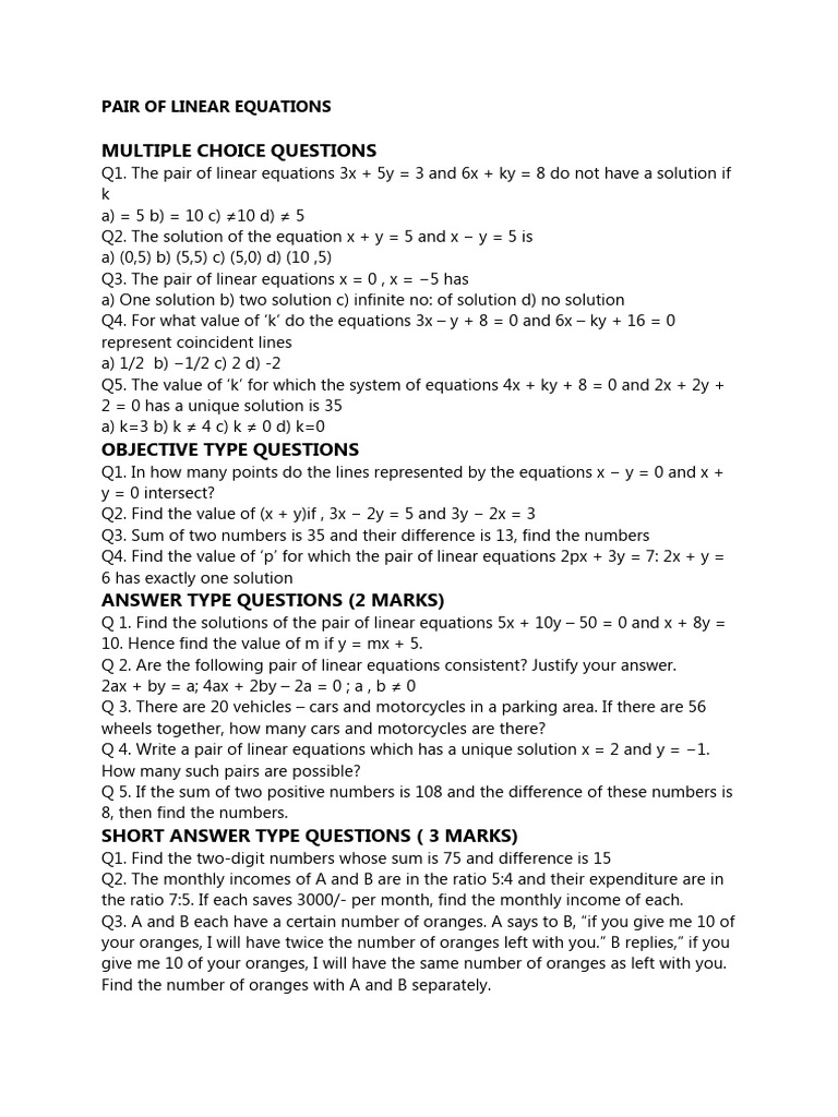 Revision Questions-Star GP | PDF | Equations | Probability