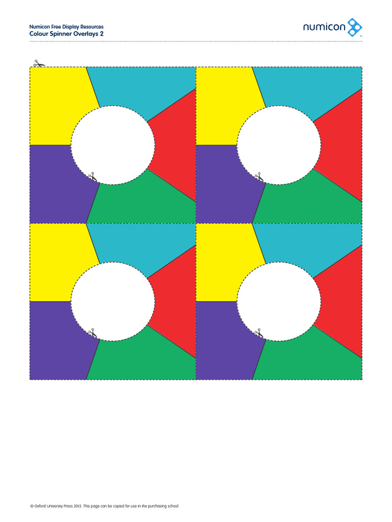 Numicon Spinner Colour Overlay2 BB | PDF | Foreign Language Studies | Art