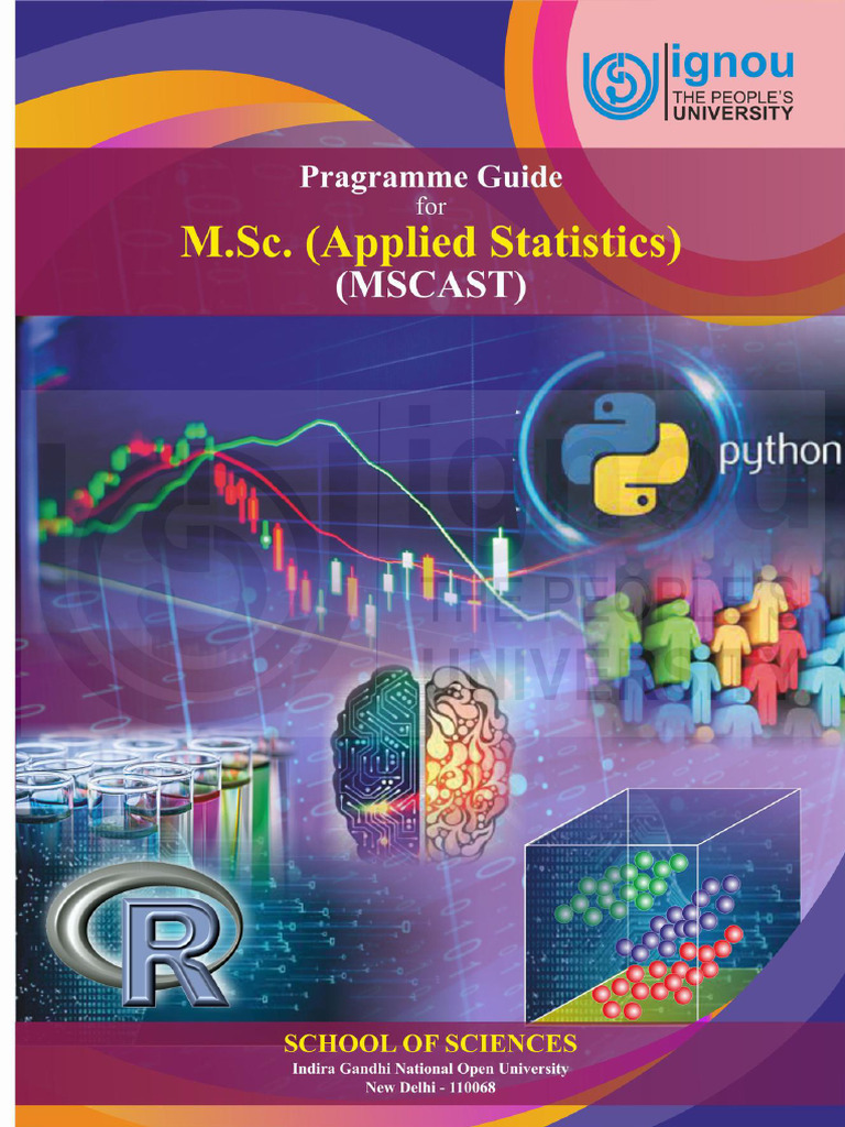 Programme Guide MSCAST - Sep 2023 | PDF | Regression Analysis | Linear Regression